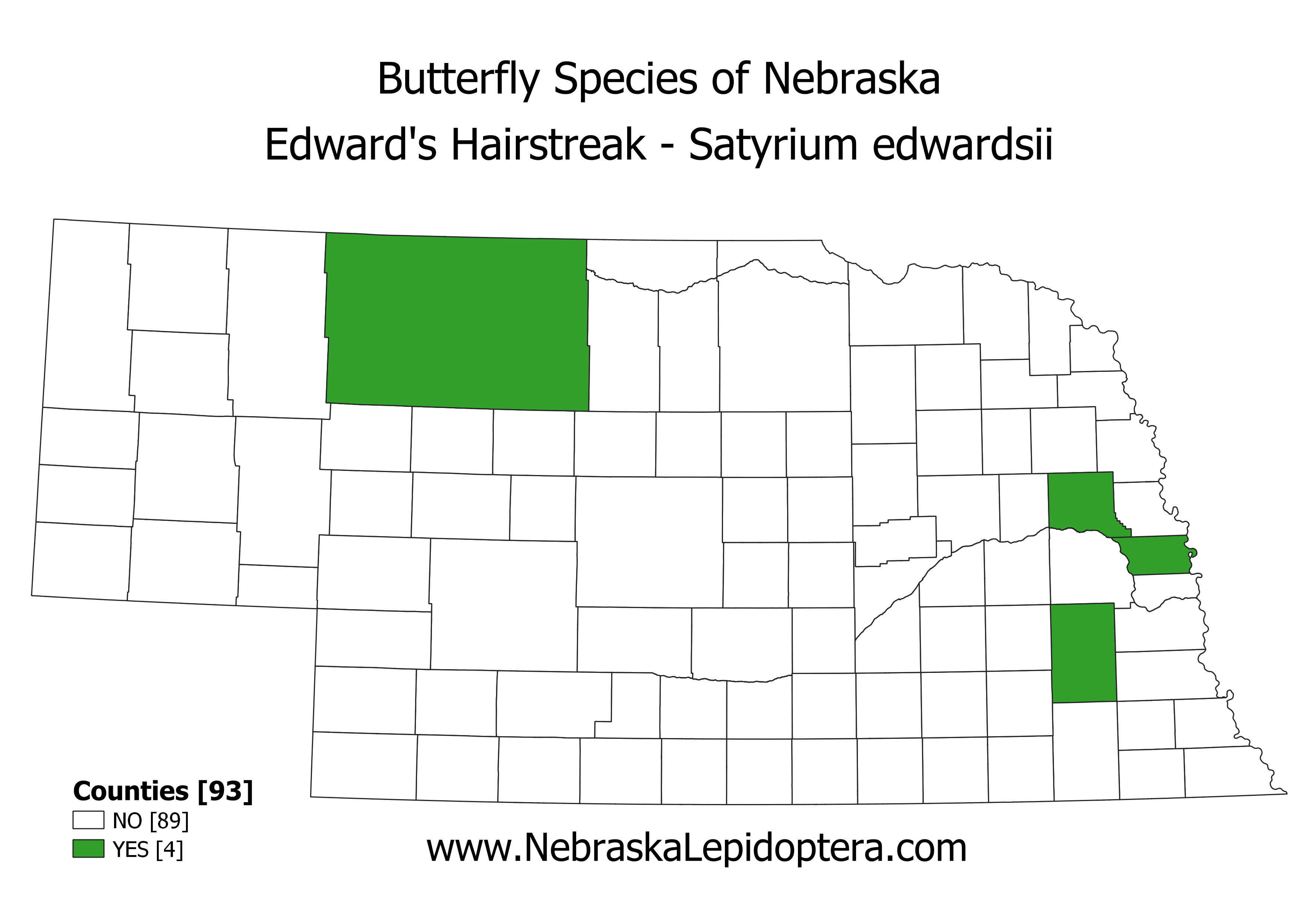 Species Page: Edwards’ Hairstreak (Satyrium edwardsii) – Nebraska ...